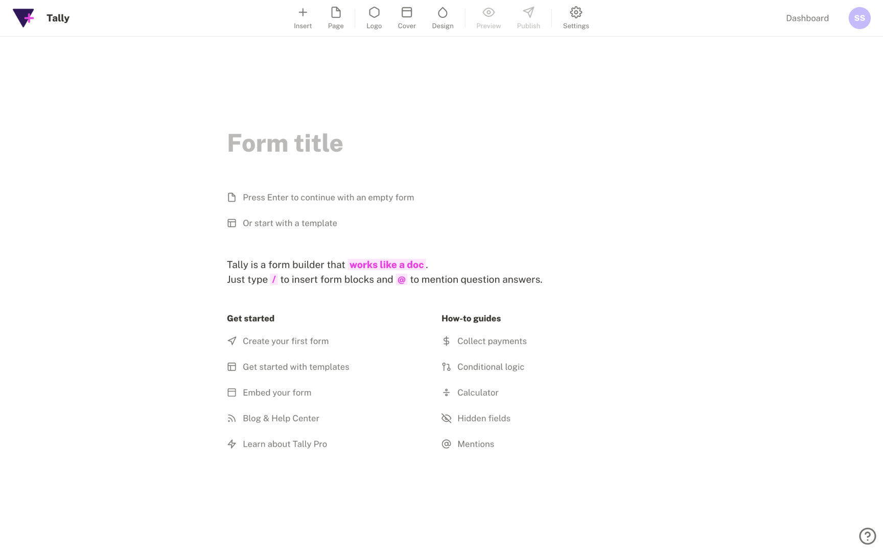 Tally | UI, UX Design | SaaS | Application Design | saas ui Tally | UI, UX Design | SaaS | Application Design | saas ui